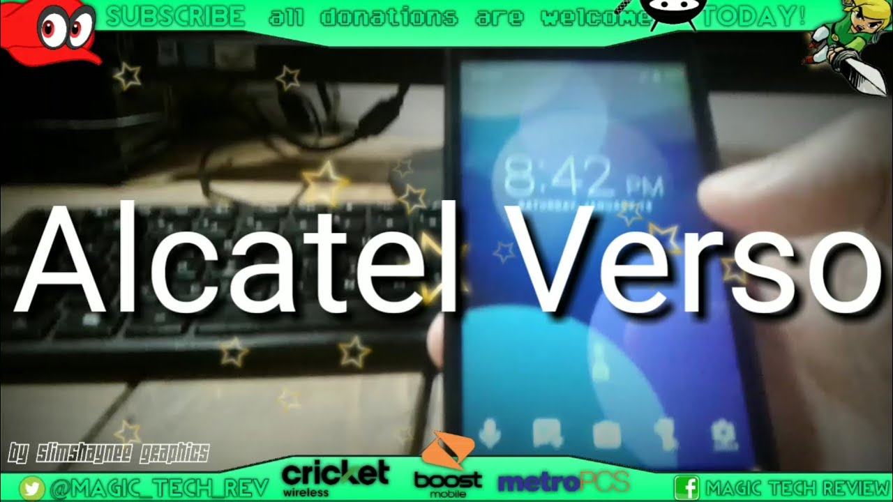 Cricket Wireless Alcatel Verso Review First Hands On Impressions Is It ...