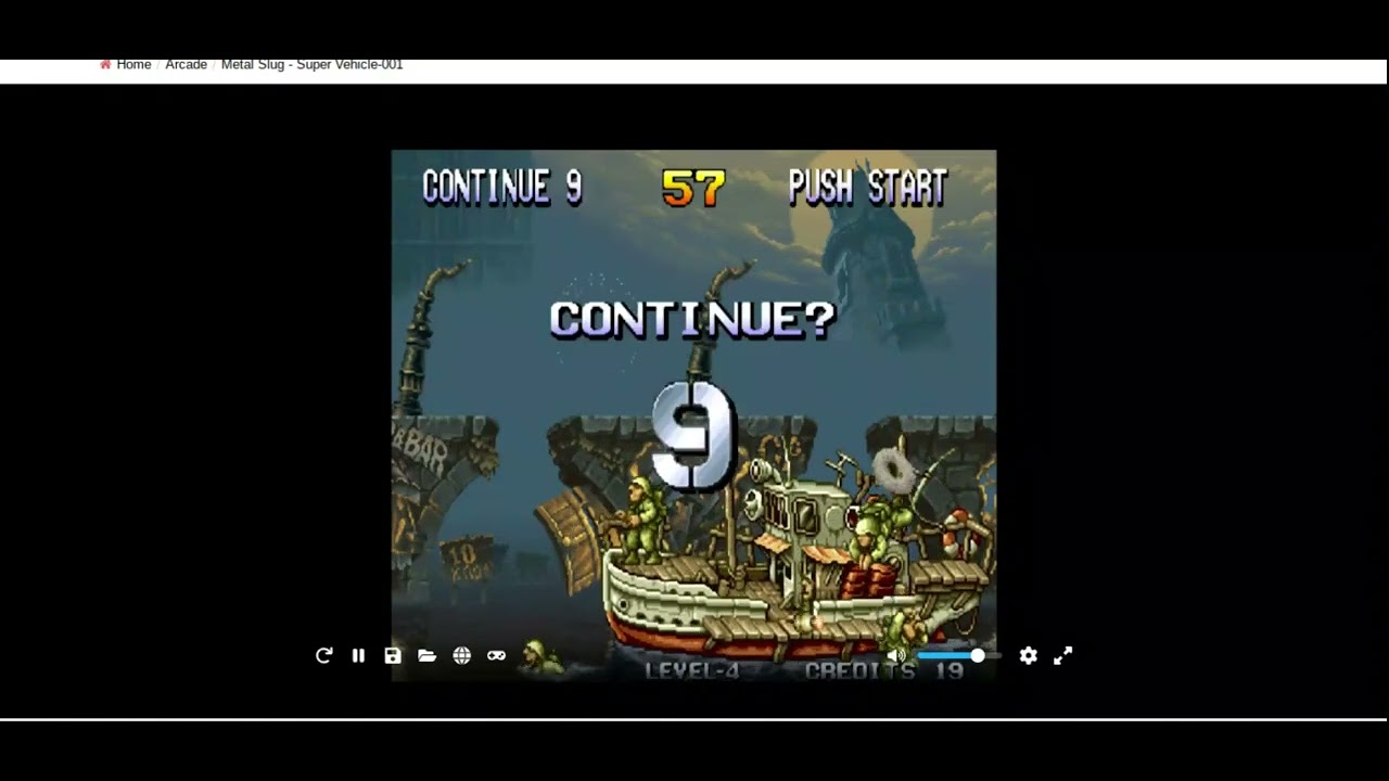 Game Over: Metal Slug: Super Vehicle-001 (Arcade) - YouTube