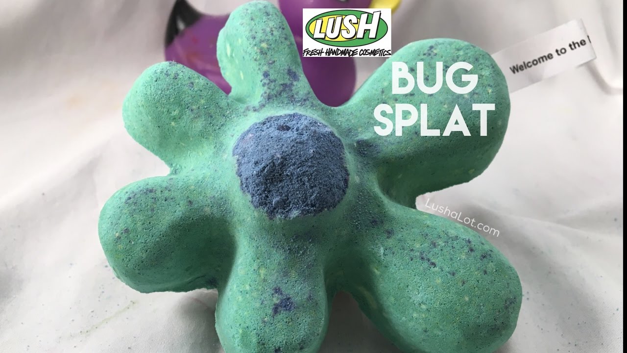 Lush 'The Bug' bath bomb demo - YouTube