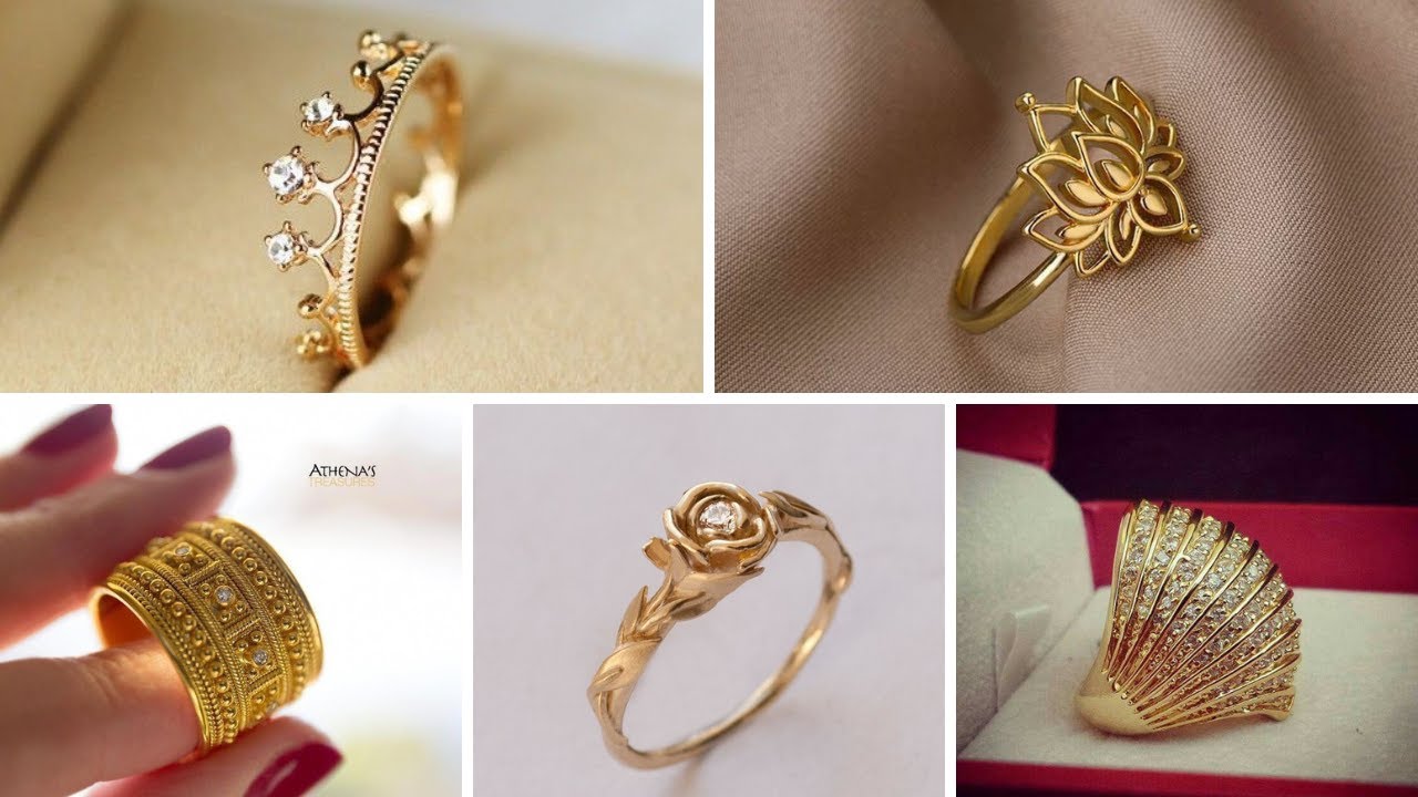Gold rings collection | rings for women | latest designs | Miss dreamer ...