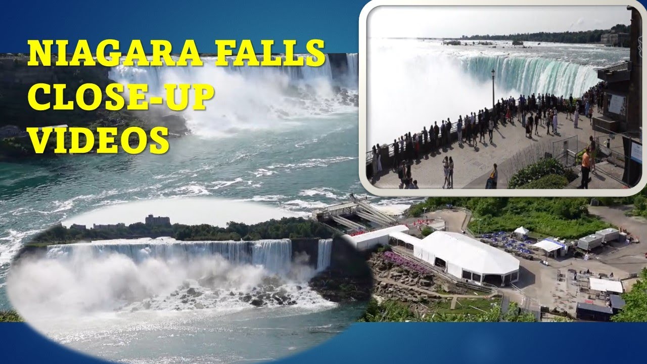 CLOSE-UP VIEW OF NIAGARA FALLS, Ontario, Canada - YouTube