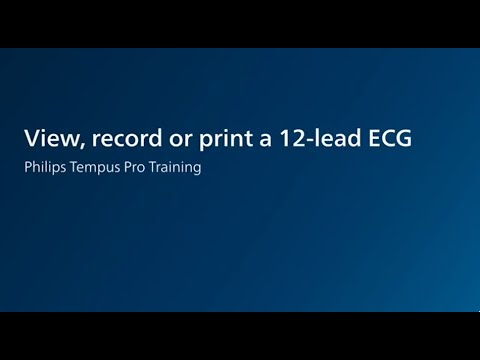 Tempus Pro Record, Print a 12-lead - YouTube