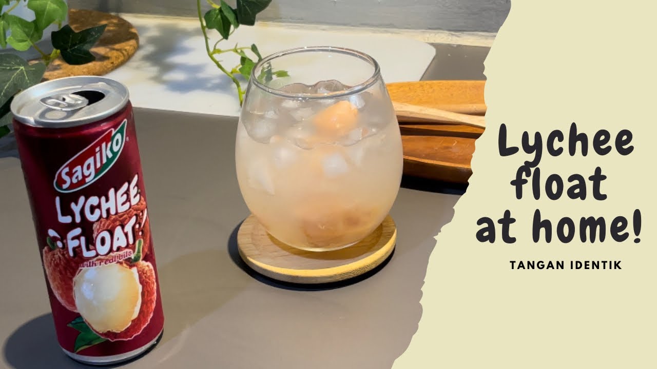 Lychee Float Sagiko! Bisa jadi takjil juga loh! - YouTube