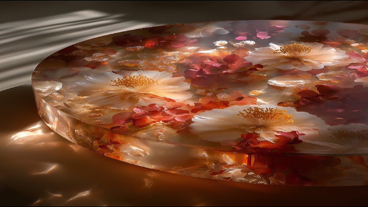 I Created A Flower Forest In Epoxy Resin Into A Beautiful Epoxy Flower ...