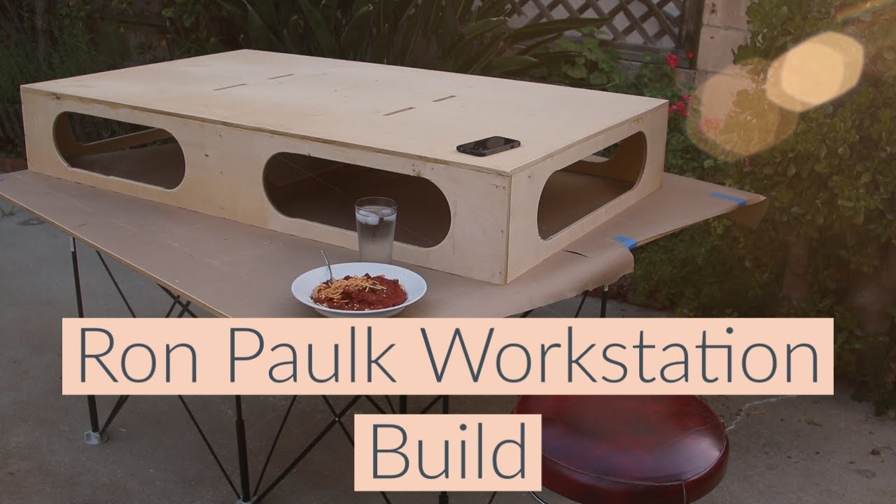 Ron Paulk Workstation Build PT. 1 - YouTube