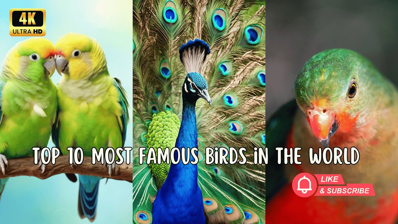Top 10 Most Famous Birds in the World - YouTube