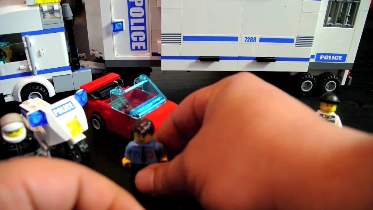 Lego City 7288 Police Mobile Unit Review Lego City 7288 - YouTube