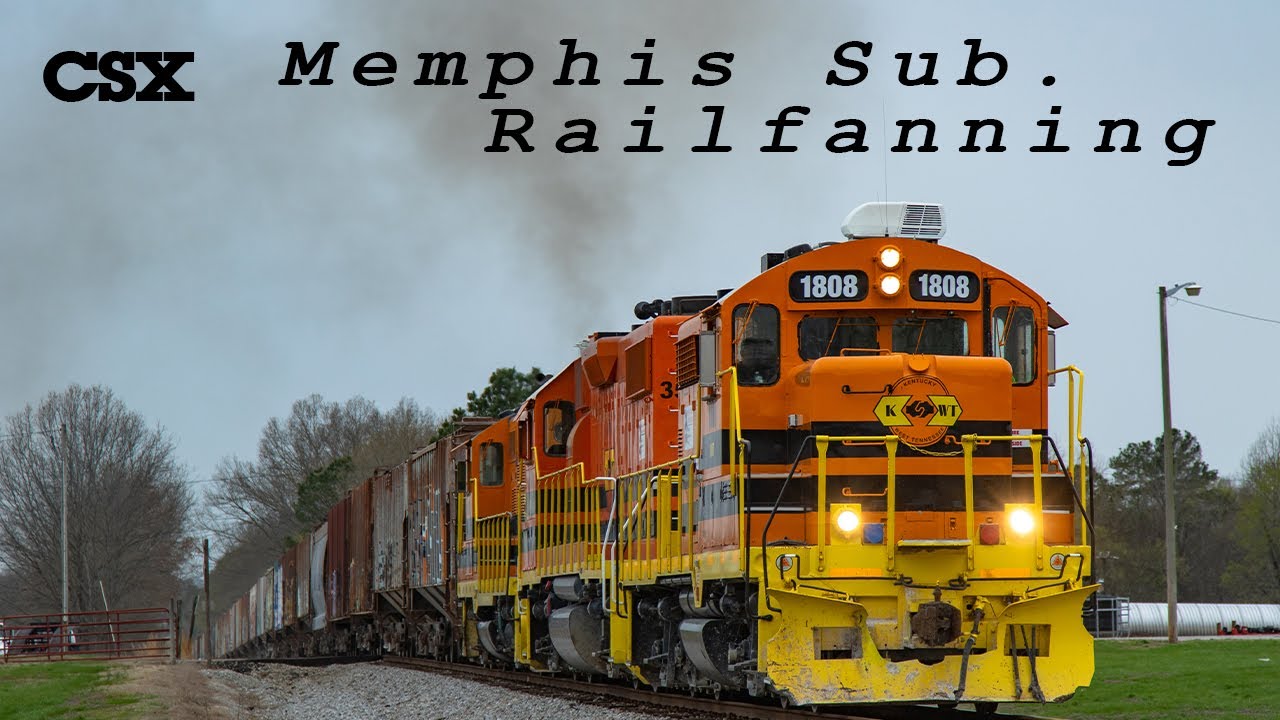 CSX Memphis Sub Railfanning - YouTube