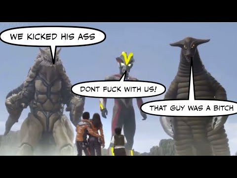 If ultraman victory, gudon, Shepardon, and sadora could talk while ...