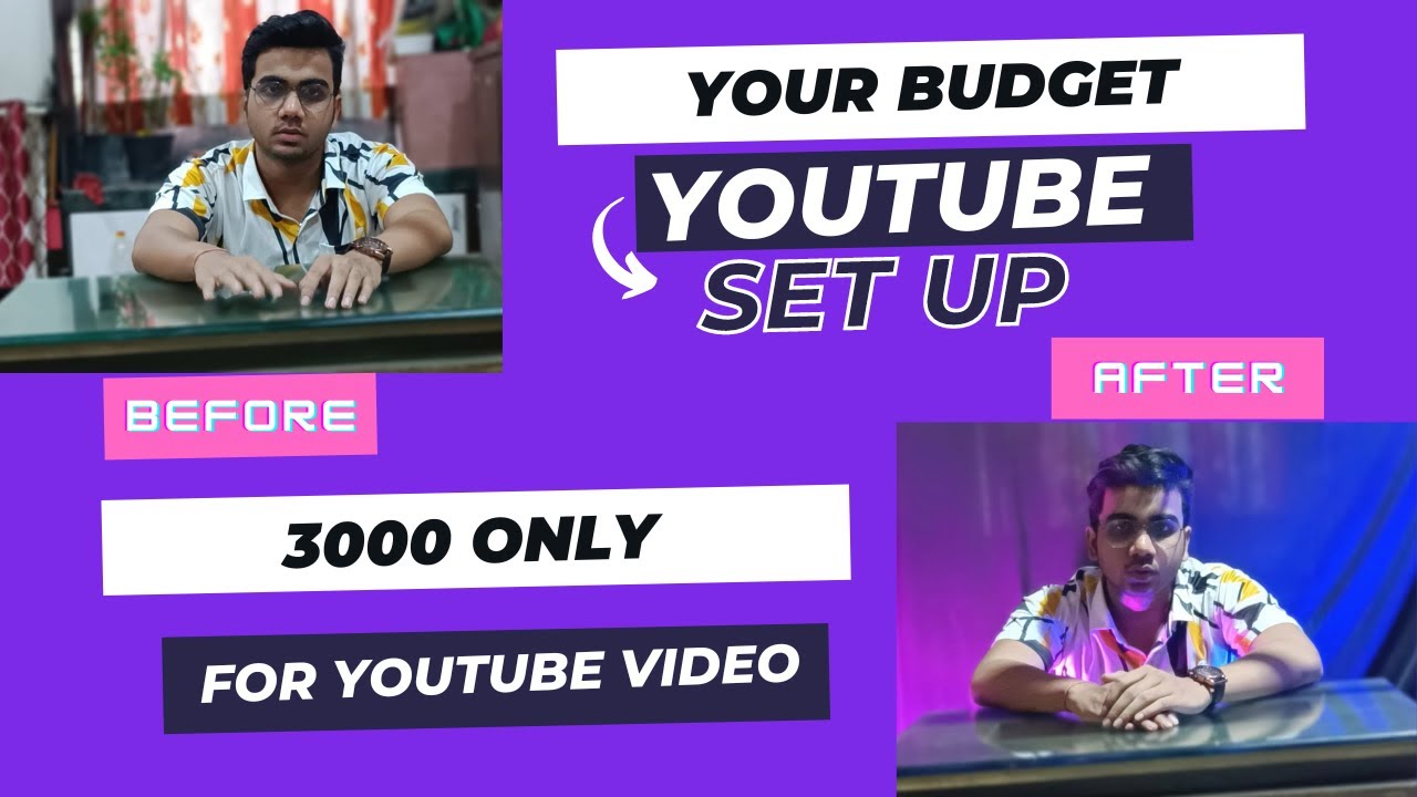 HOW TO MAKE YOUTUBE VIDEO SETUP UNDER 3000/- ONLY #setup #vlogger ...