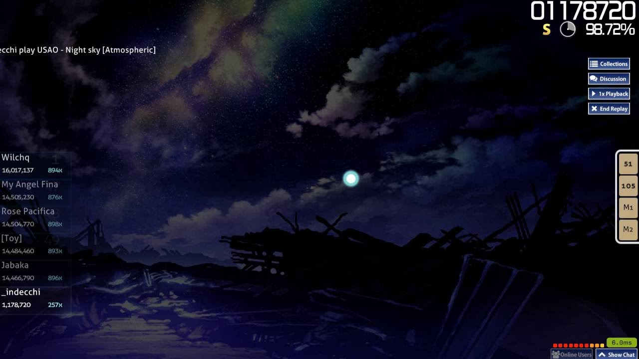 OSU! | USAO - Night sky [Atmospheric] FC | _indecchi - YouTube