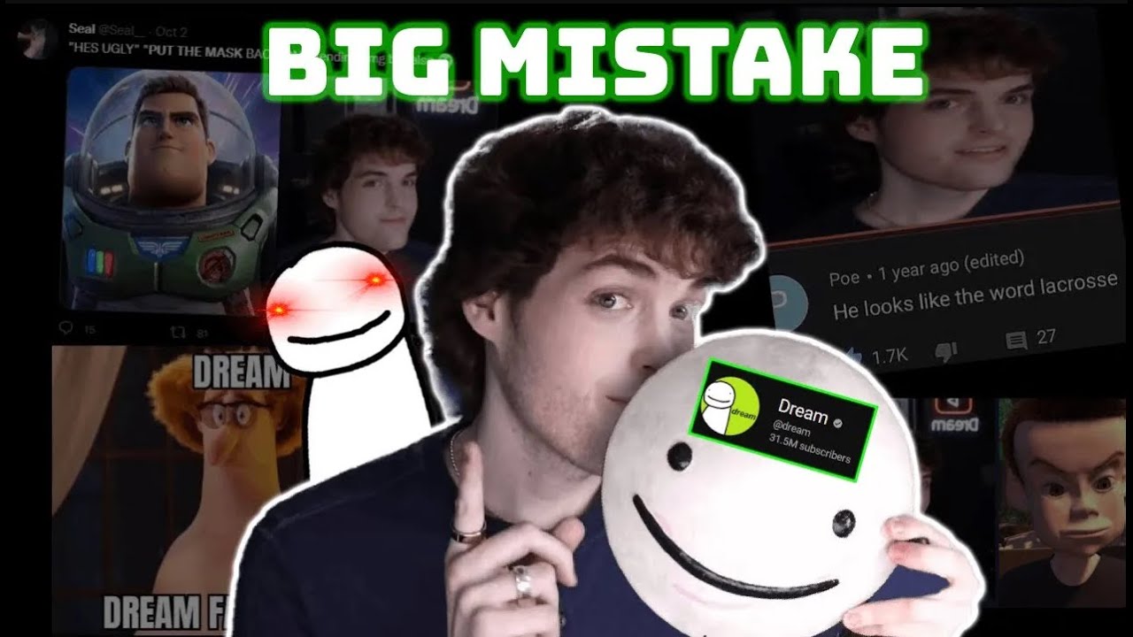 Dream Finally Revealed His Face (and it went horribly wrong) - YouTube