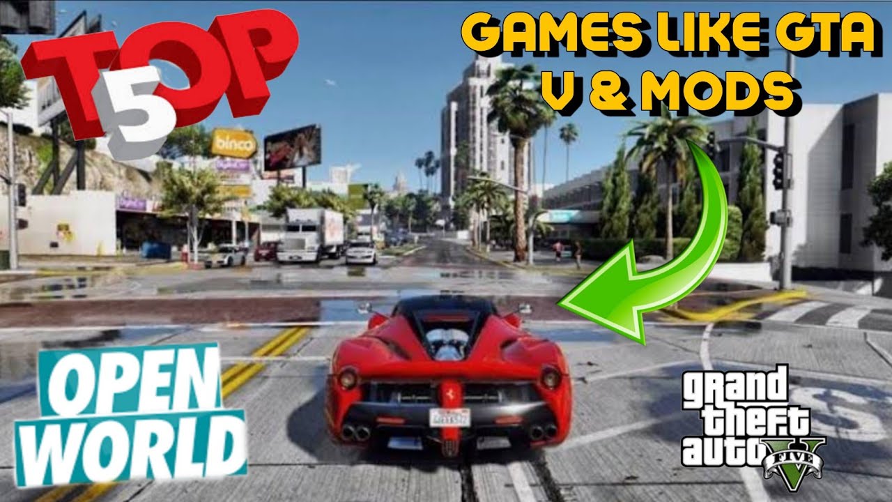 TOP 5 BEST GTA V MOBILE GAMES [MODS,FANMADE & Game GCO] With Download ...