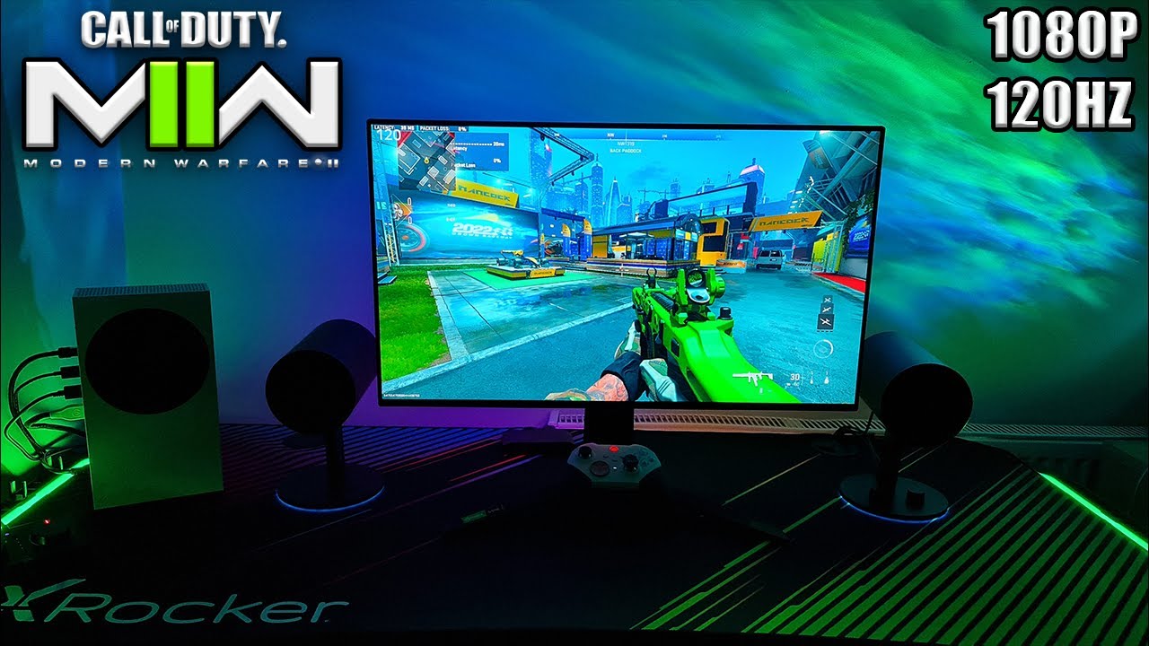 MW2 | Xbox Series S | FPS Test | 120HZ | 1080P | Crown Raceway ...