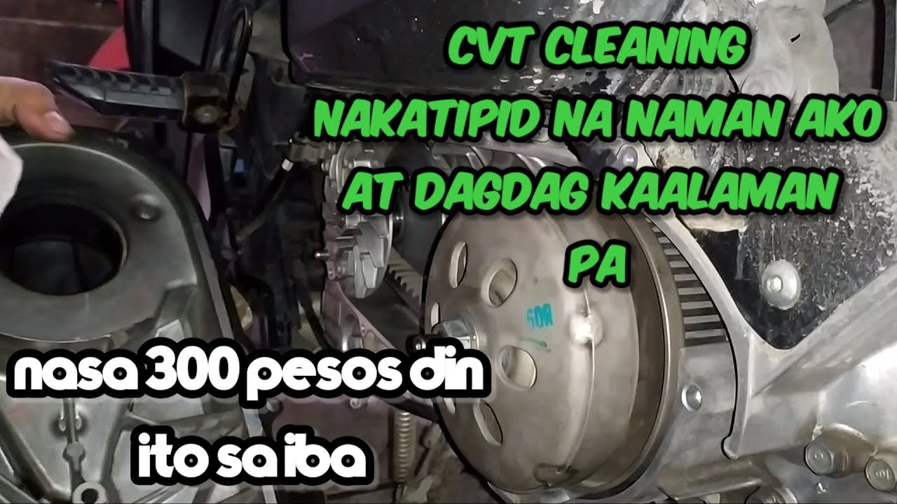 HONDA CLICK CVT CLEANING AND TIPS - YouTube