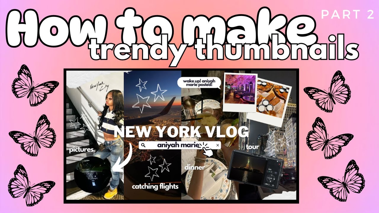 PART 2: HOW TO MAKE A TRENDY THUMBNAIL💕 || prxncessnailedit - YouTube