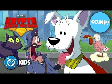 Krypto Saves the Day! Eps 1-4 💫 | FULL EPISODE COMPILATION 📺 | #KidsCartoons @dckids