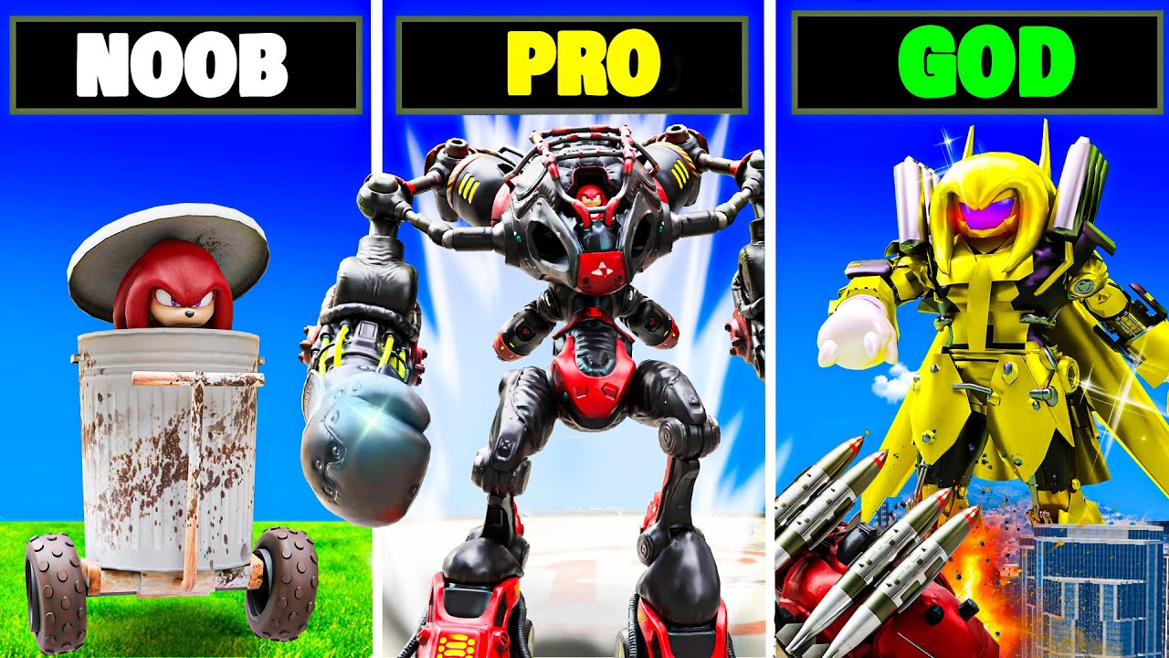 Upgrading to Mecha KNUCKLES in GTA 5 - YouTube