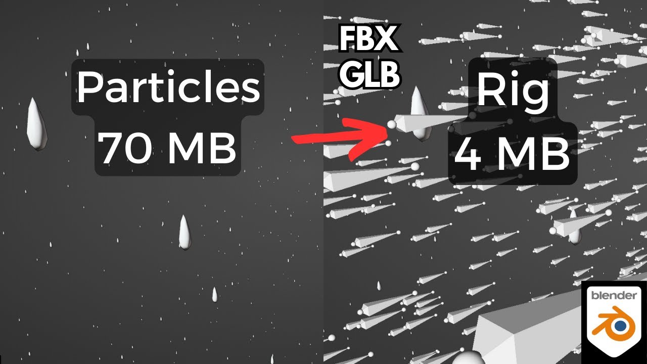 Auto Rig 3D Particles - Blender method - YouTube
