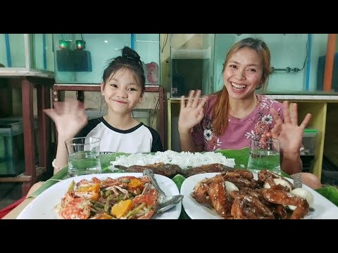 GINATAANG ALIMASAG SA KALABASA ,ADONG CHICKEN WINGS WITH BOILED EGG AT ...