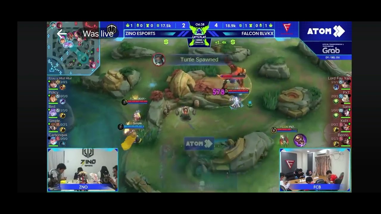 ZINO vs FALCON BLVKX. Day 2, Game 1. - YouTube