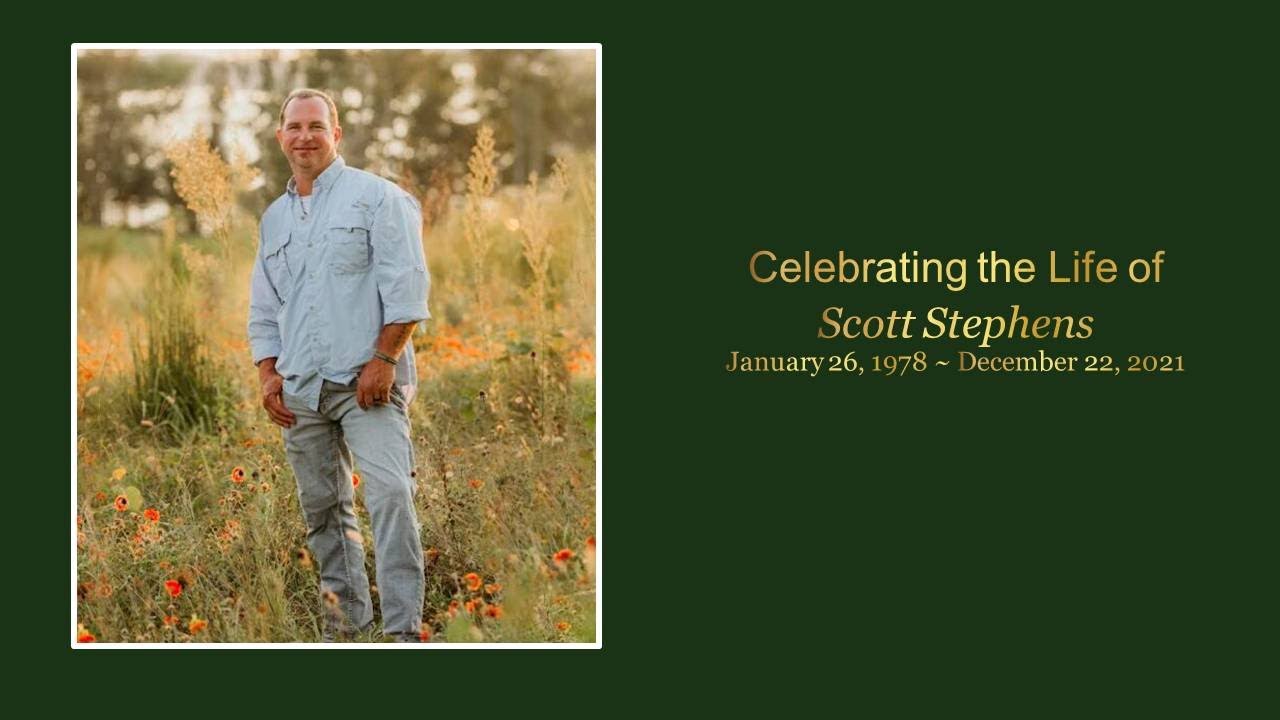 Scott Stephens Memorial Service - YouTube
