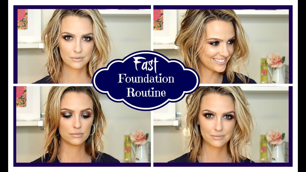 Makeup 101: Fast Foundation Routine - YouTube