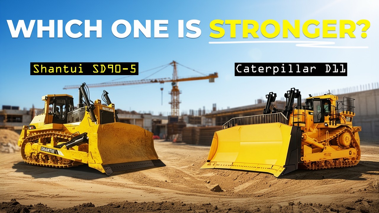 Caterpillar D11 vs Shantui SD90-5 — The Ultimate Bulldozer Showdown ...