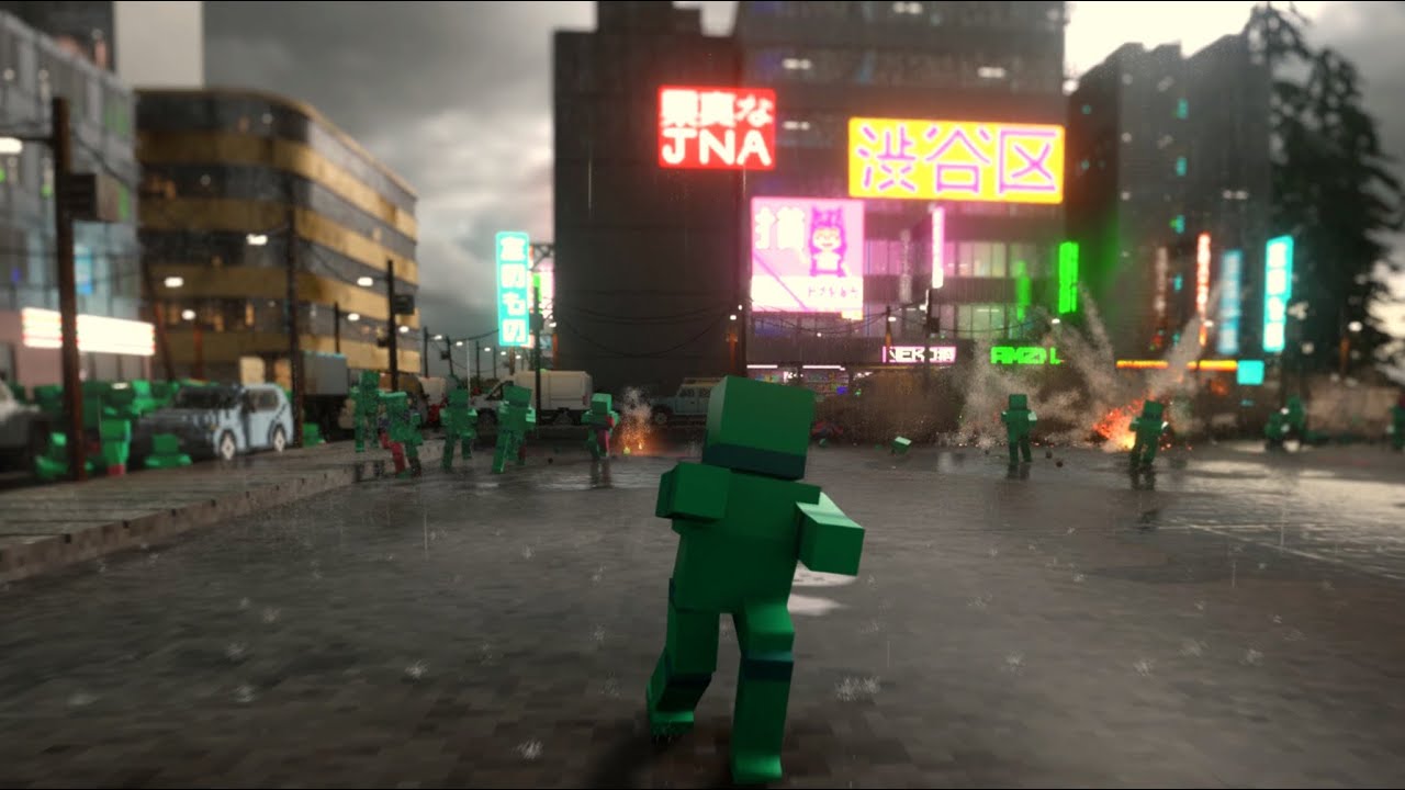 Teardown Zombie massacre and destruction - YouTube