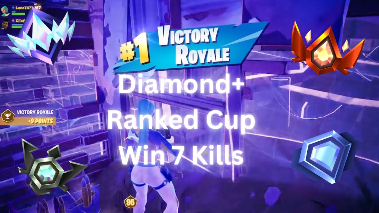 Fortnite Diamond + Ranked Cup Win! #fortnite #ranked #competition - YouTube