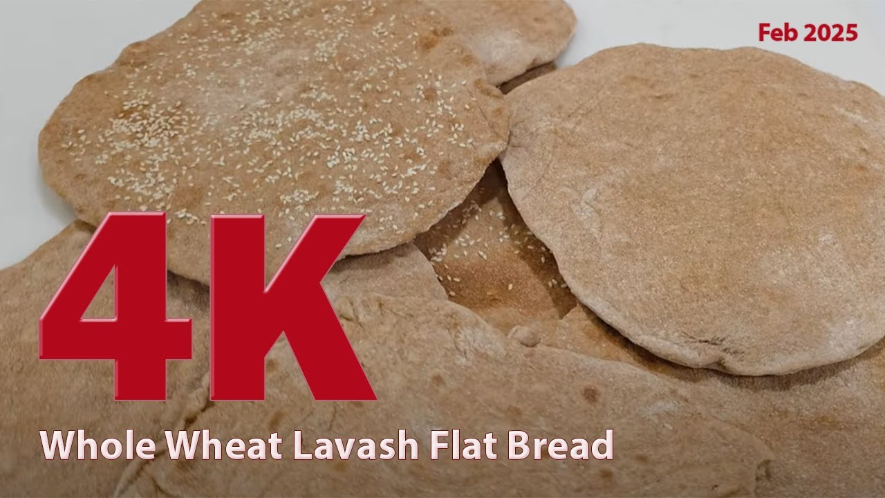 Whole Wheat Lavash Flat Bread - YouTube