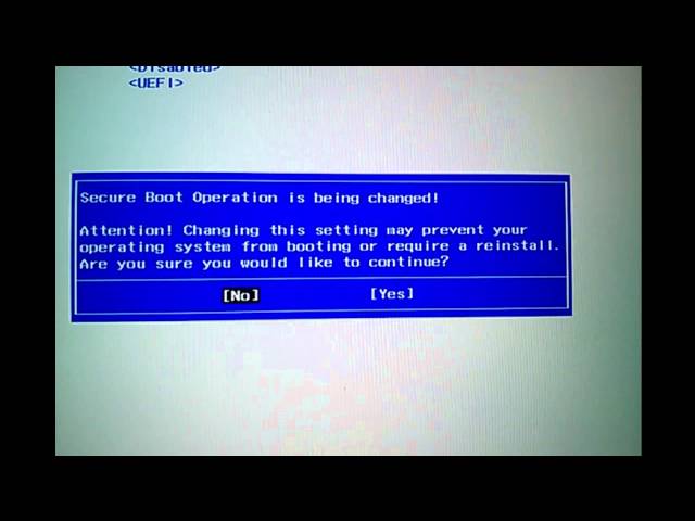 How To Disable Uefi Secure Boot On Windows 1087 Youtube 2185