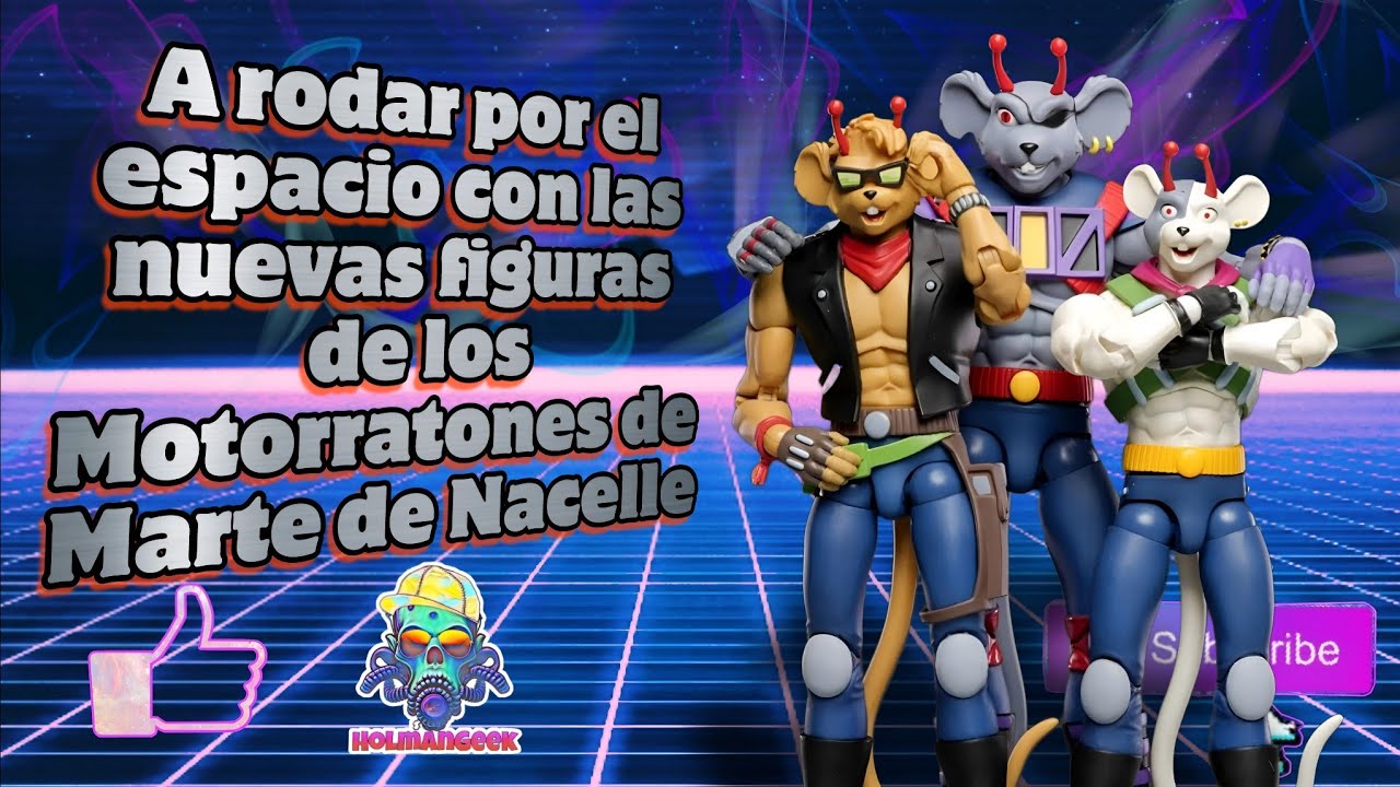A rodar por el espacio con las nuevas figuras de los Motorratones de ...