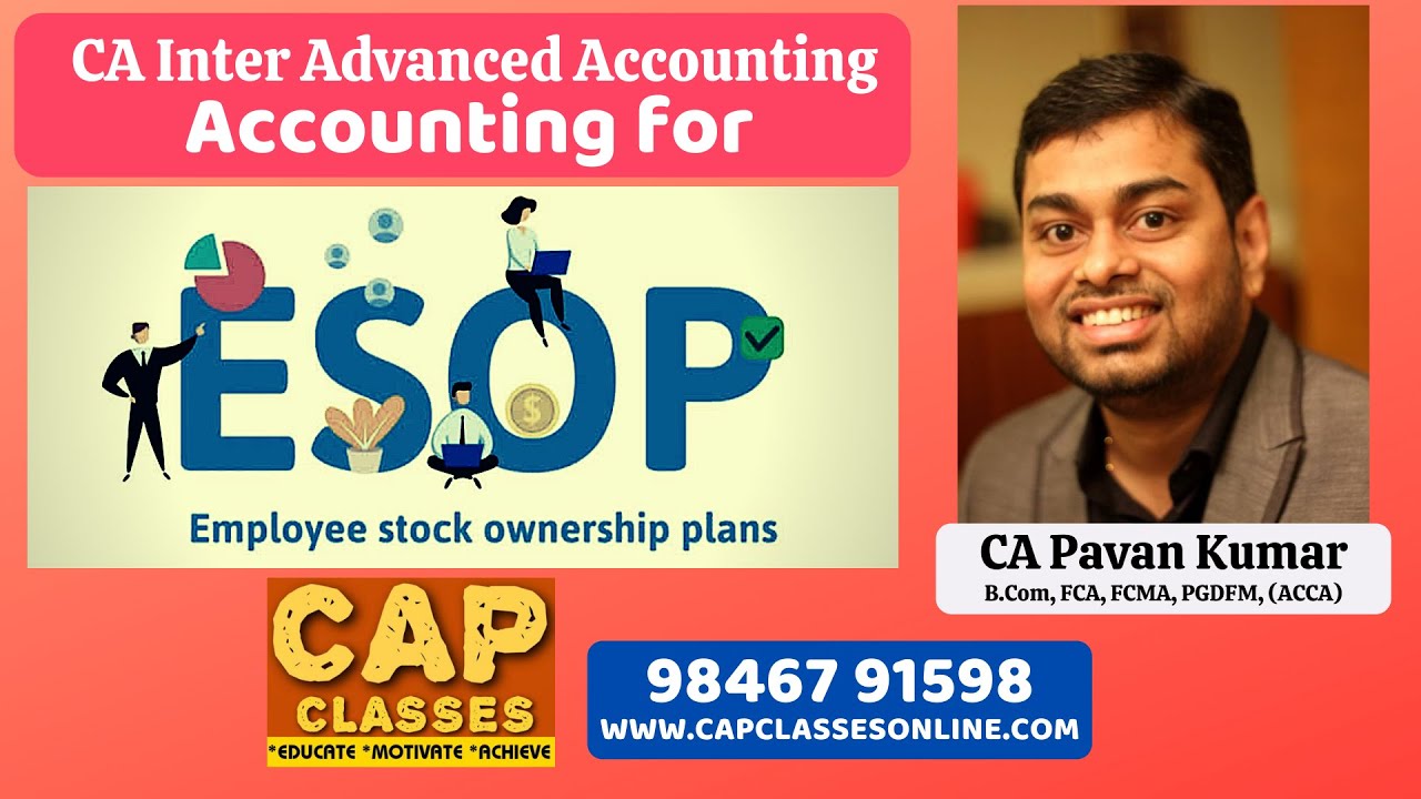 Accounting for ESOP | Advanced Accounting | CAP CLASSES - YouTube