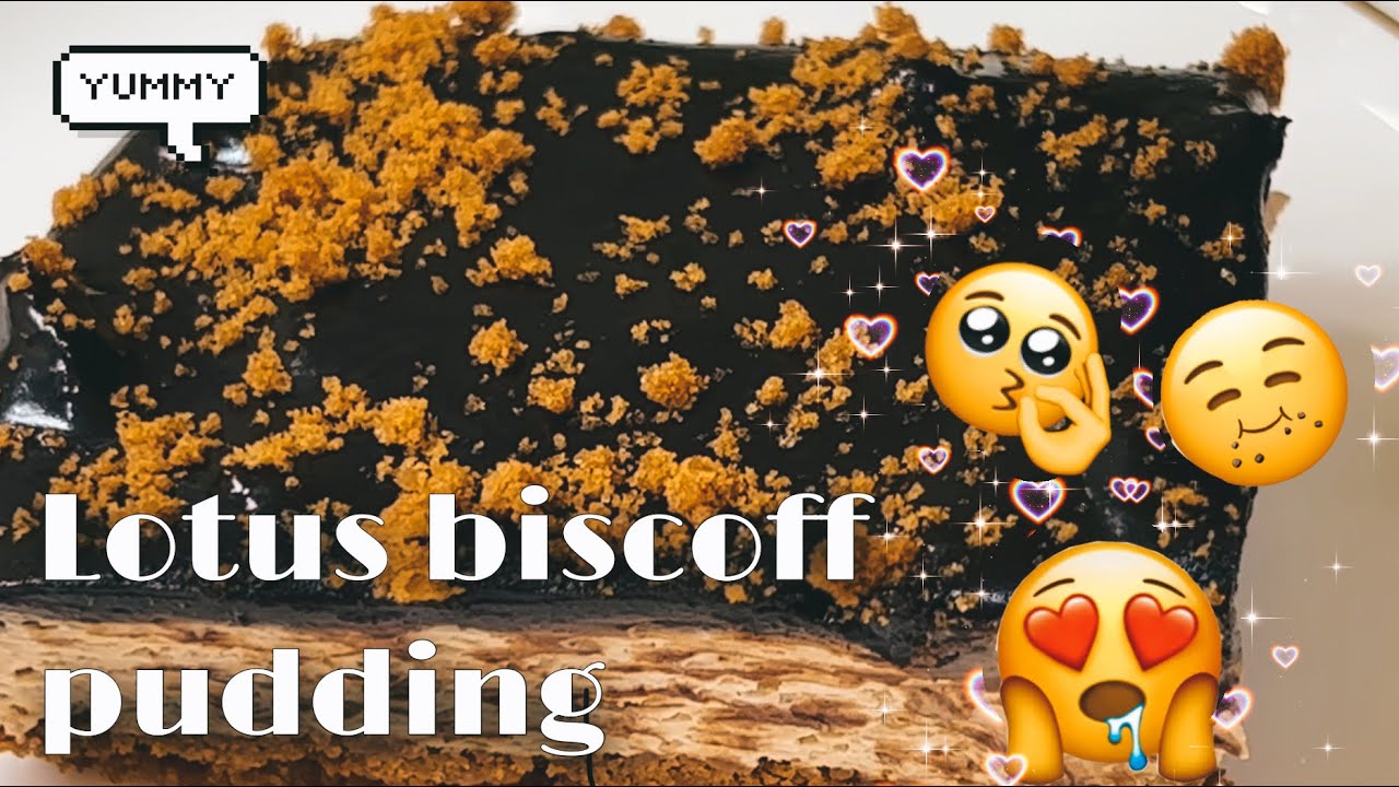 Lotus Biscoff pudding ️ - YouTube