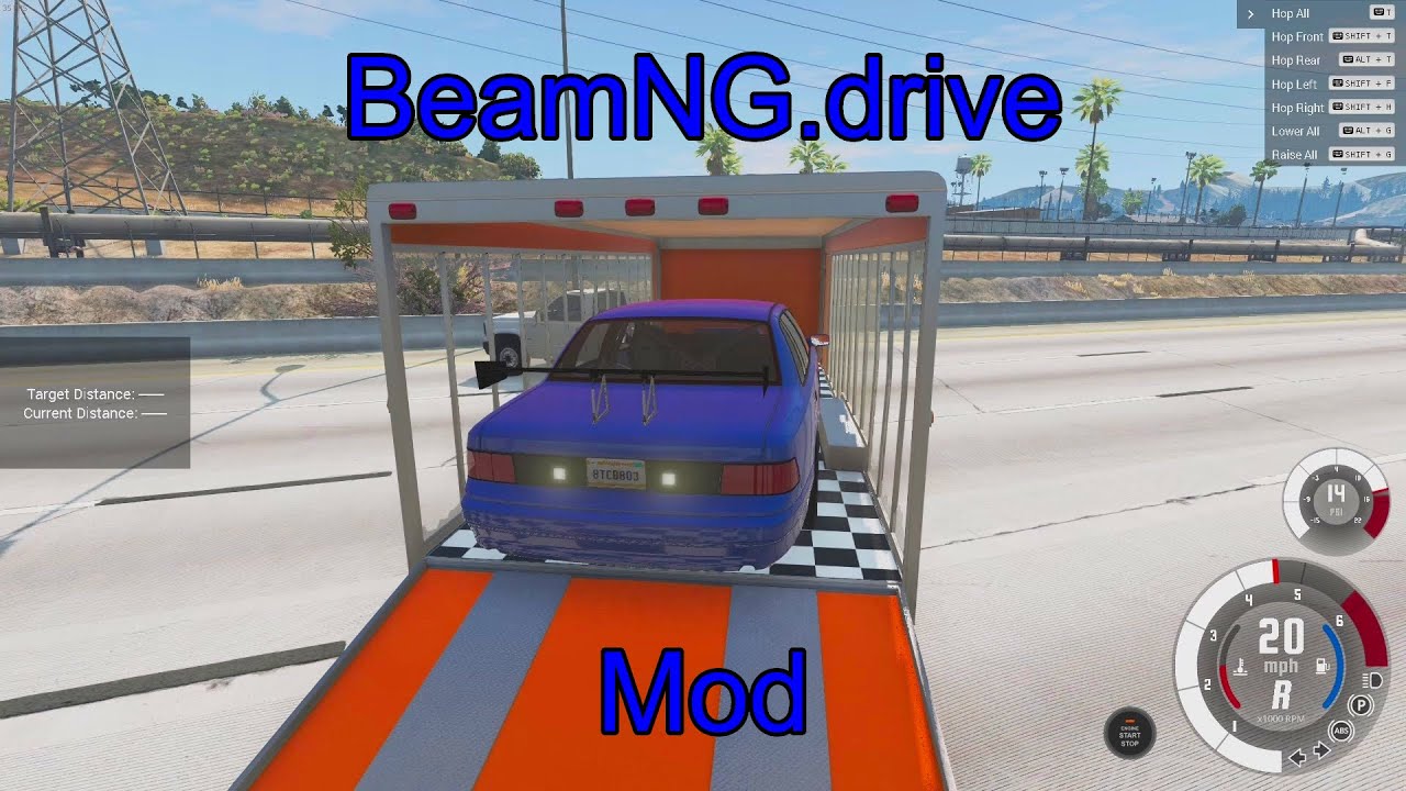 Clear Car Trailer|BeamNG.drive|Mod|Part 2 - YouTube
