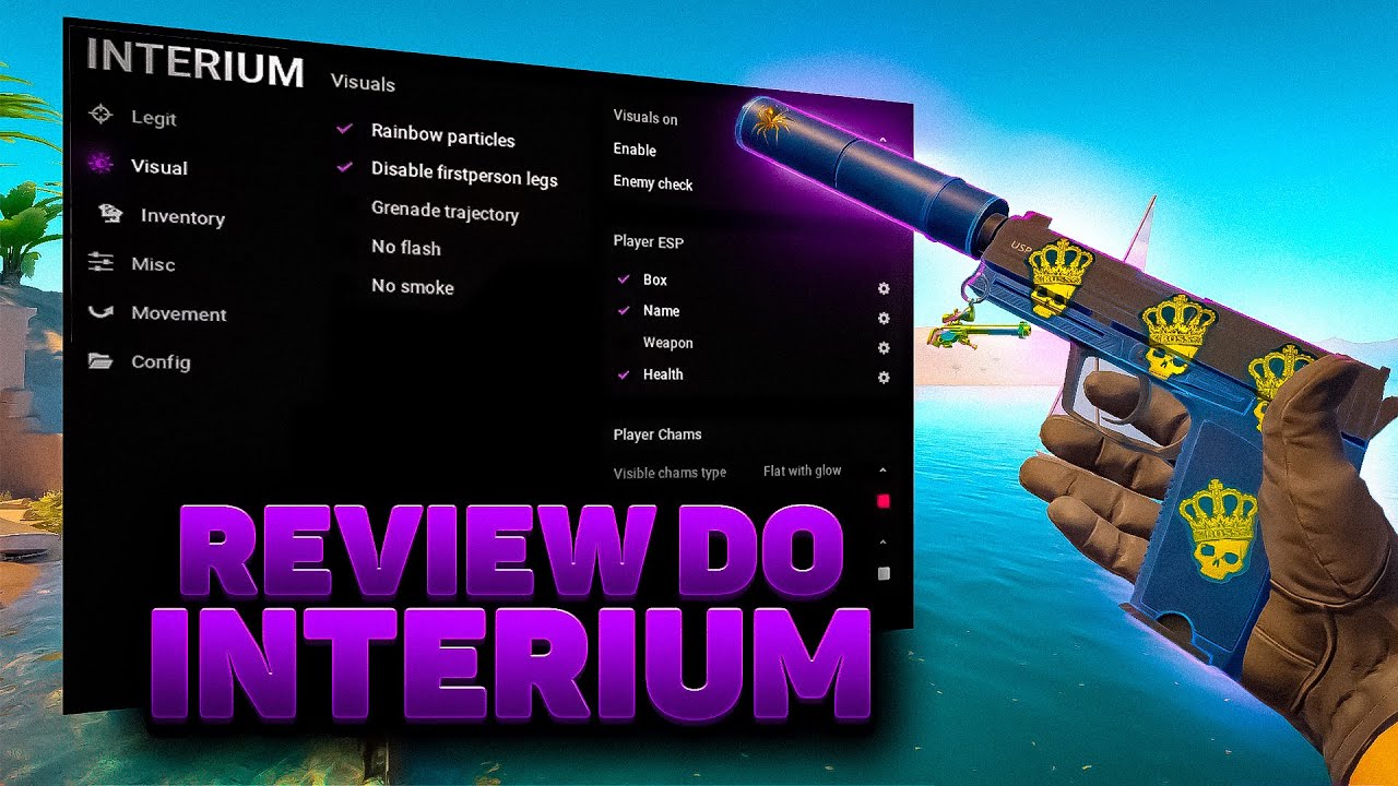 HACK CS2 🔥 REVIEW COMPLETO DO INTERIUM! - YouTube