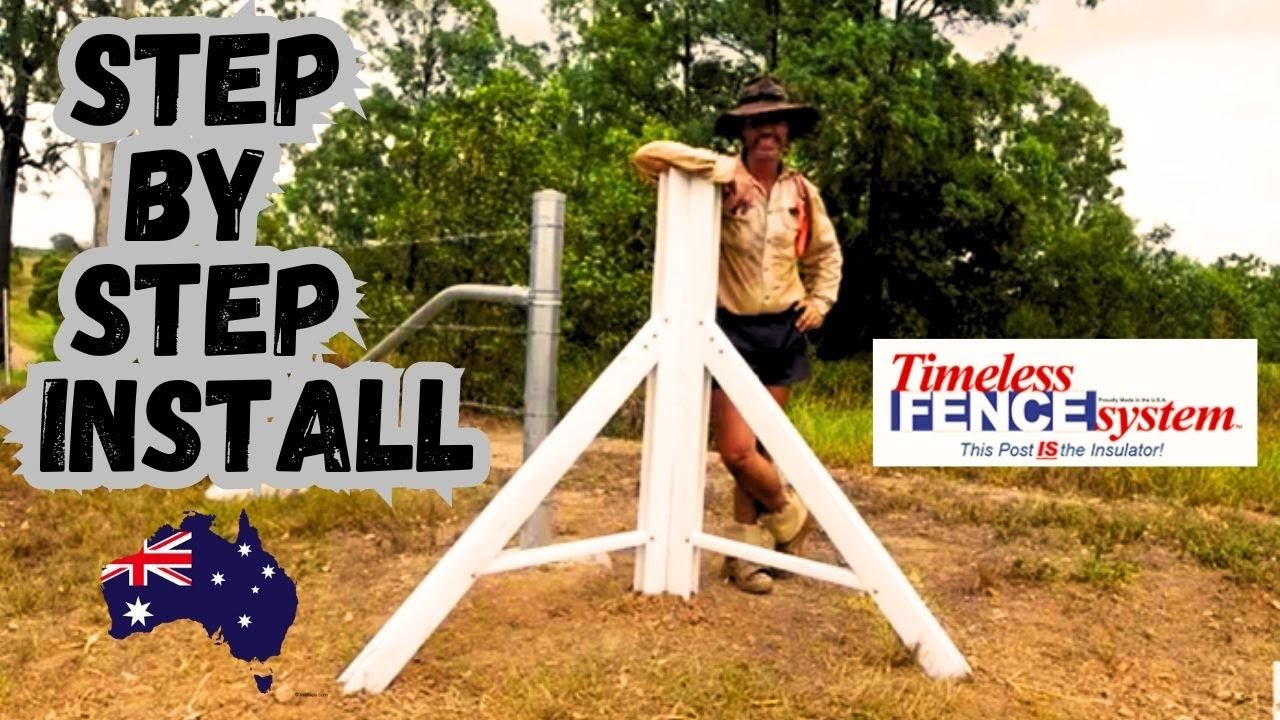 TIMELESS FENCE SYSTEM, NEW ZEALANDER A-FRAME CORNER INSTALLATION ...