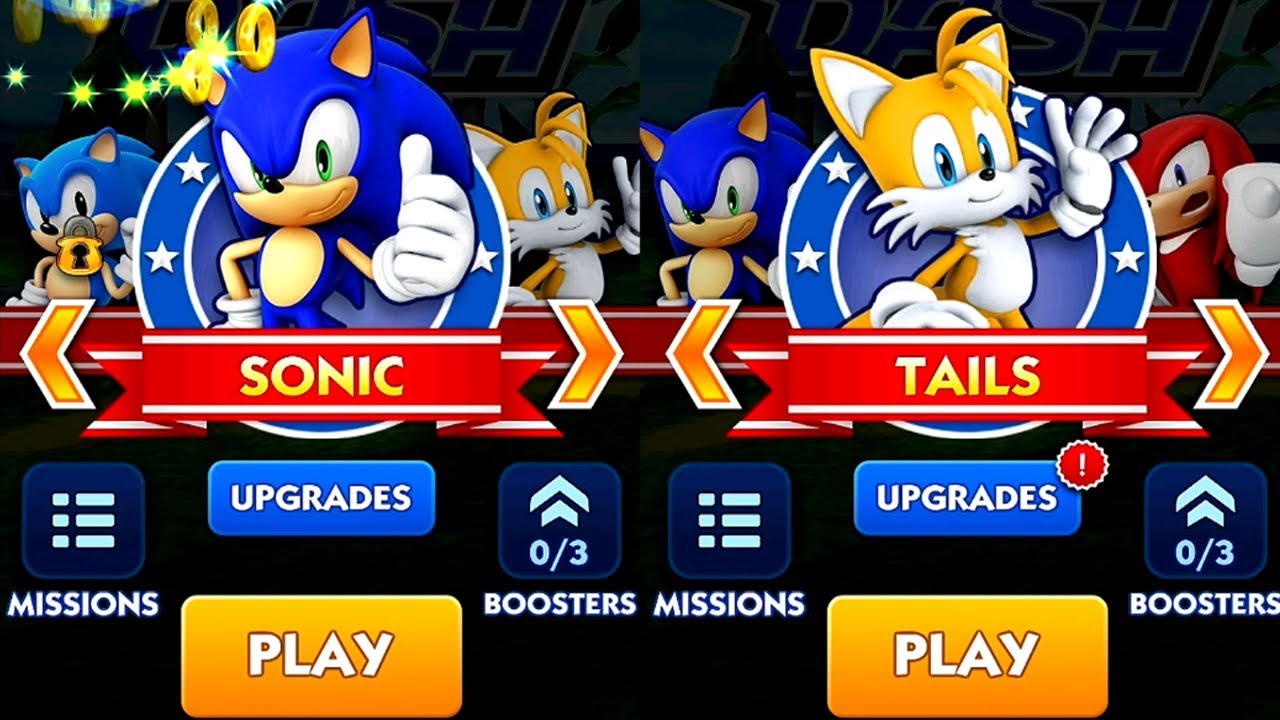 Sonic Dash SONIC VS TAILS Android iPad iOS Gameplay HD - YouTube
