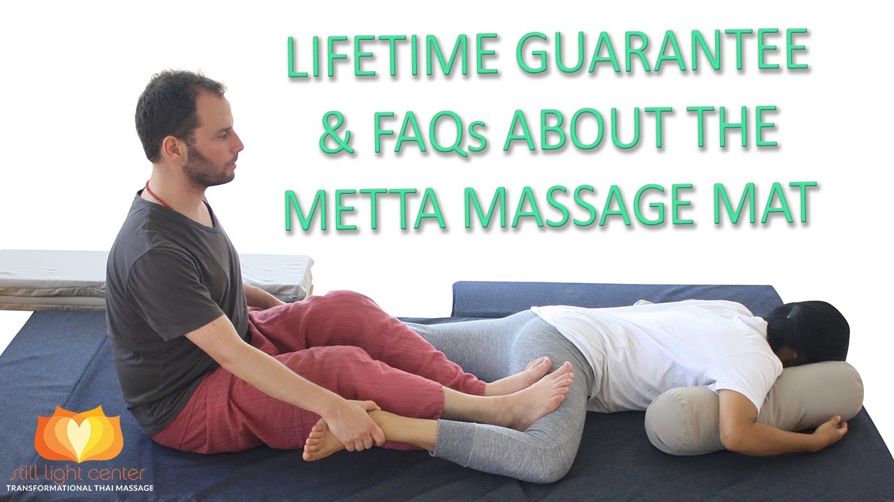 A Lifetime Guarantee & other FAQs about the Metta Massage Mat - YouTube