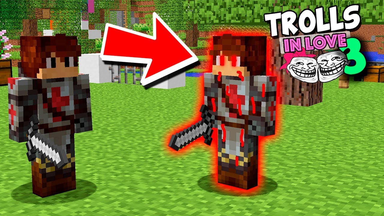 ENCONTRAMOS AL ALDEANO.EXE en MINECRAFT !! | Trolls in Love 3 ...