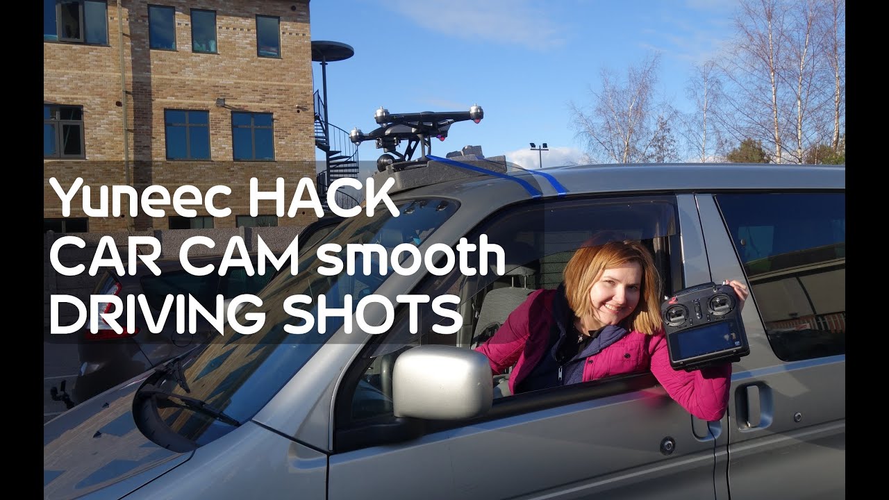 YUNEEC drone CAR Steadicam HACK - YouTube