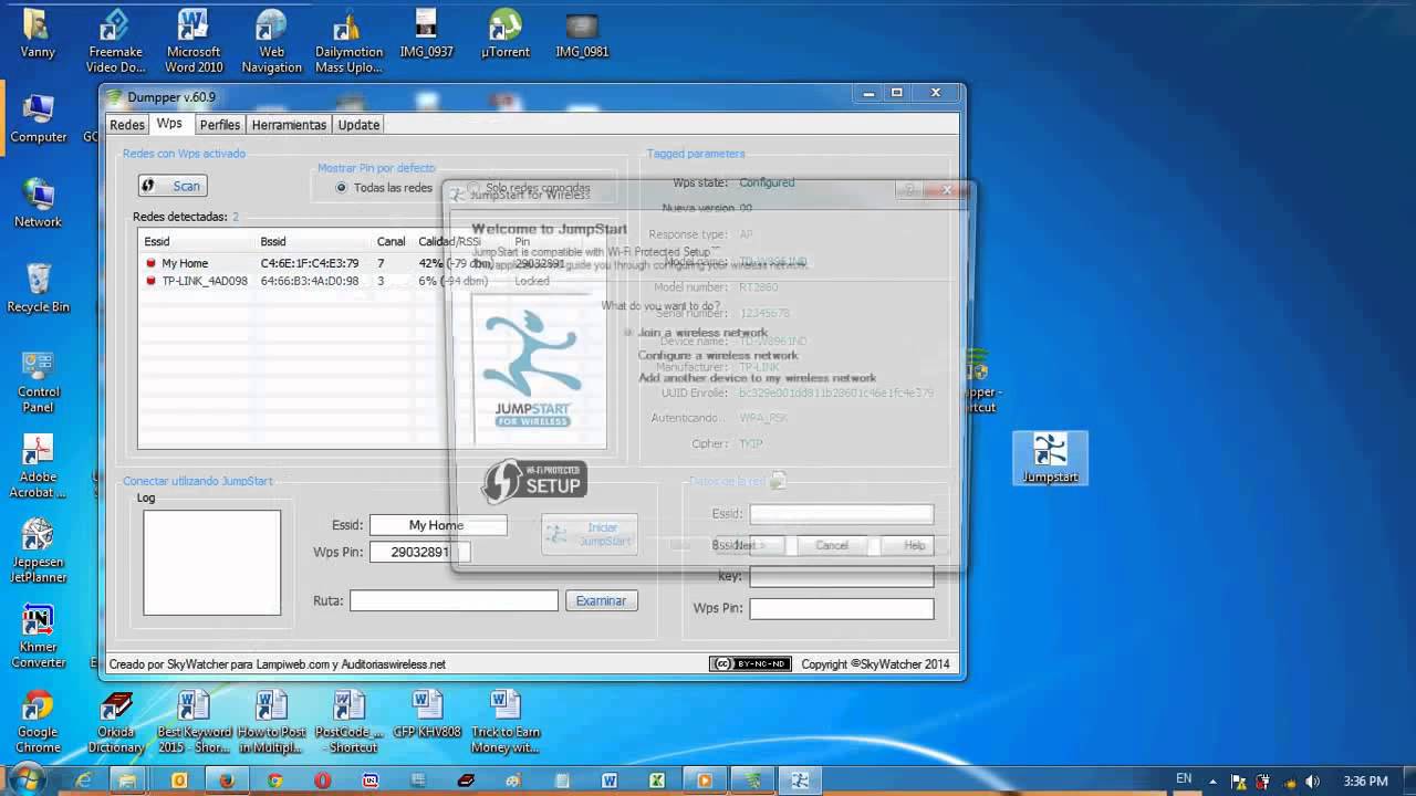 wifi hacking using dumpper+jump start - YouTube