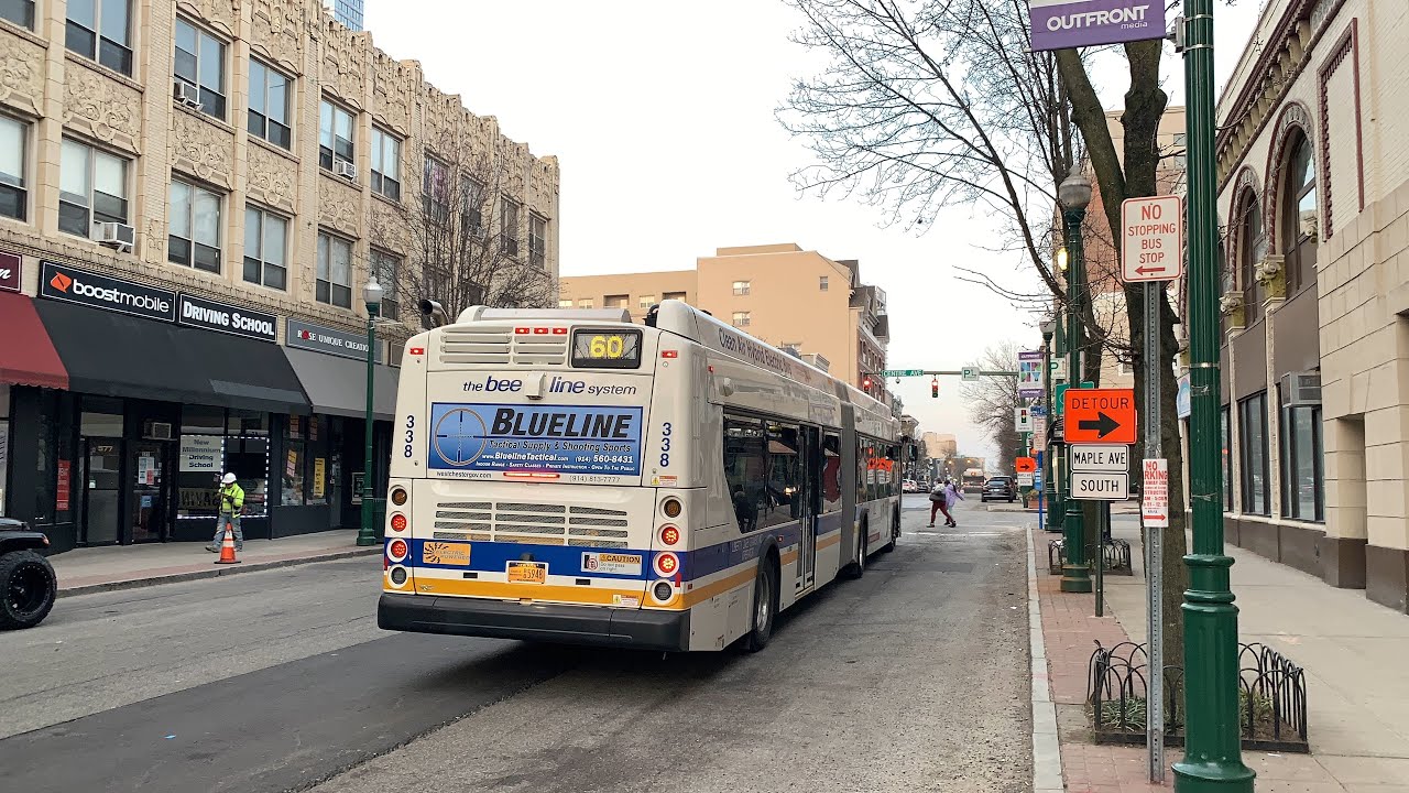 The Bee-Line System: 2018-2019 New Flyer XDE60 #338 on Route 60 - YouTube