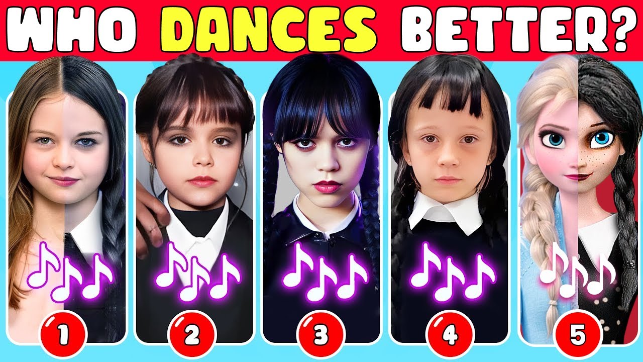 Who Dances Better? Wednesday Dance Edition 🖤💃 Salish Matter, Elsa, Like ...