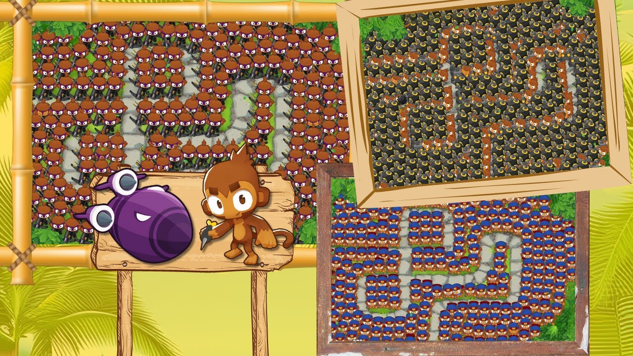 Full Map Of Every Tier 4 Dart Monkey VS BAD | BTD6 - YouTube