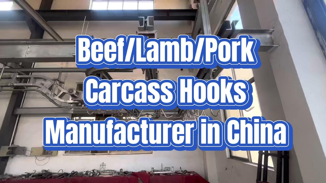 Beef lamb pork carcass hooks manufacturer in China Abattoir slaughter ...