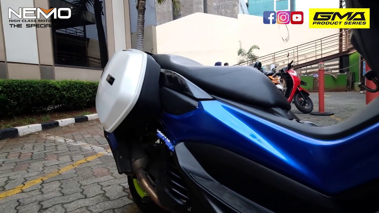 TUTORIAL PEMASANGAN BOX SAMPING SLIM NMAX - NEMO - YouTube