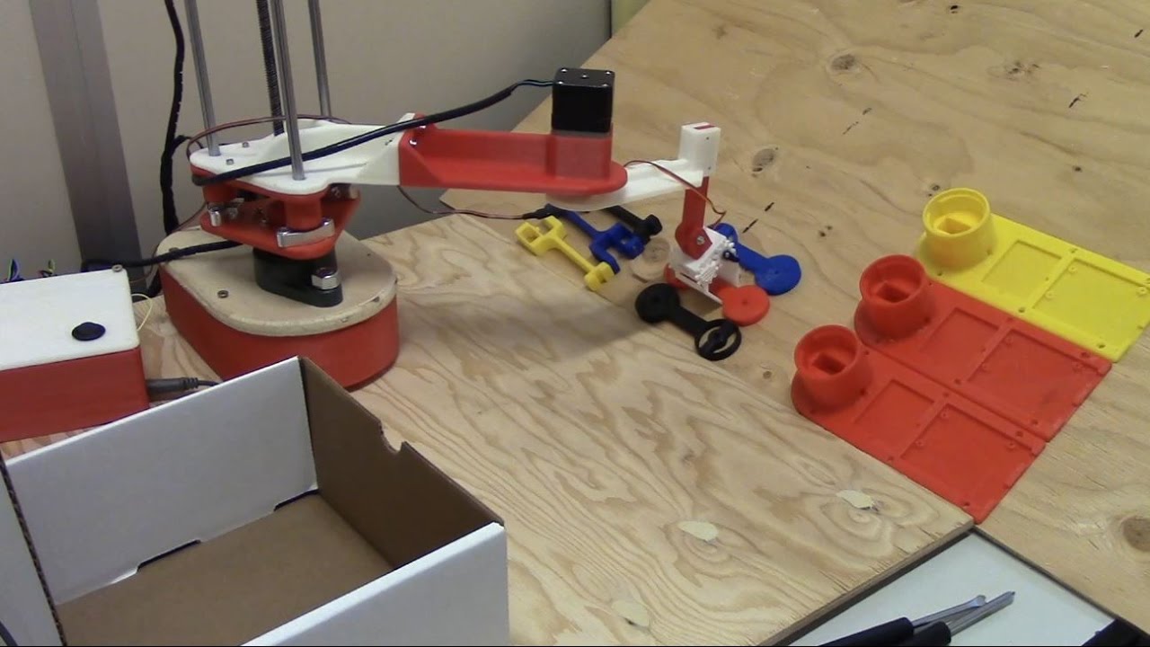 ShopArm: Robot Arm Packing Boxes Demonstration - YouTube