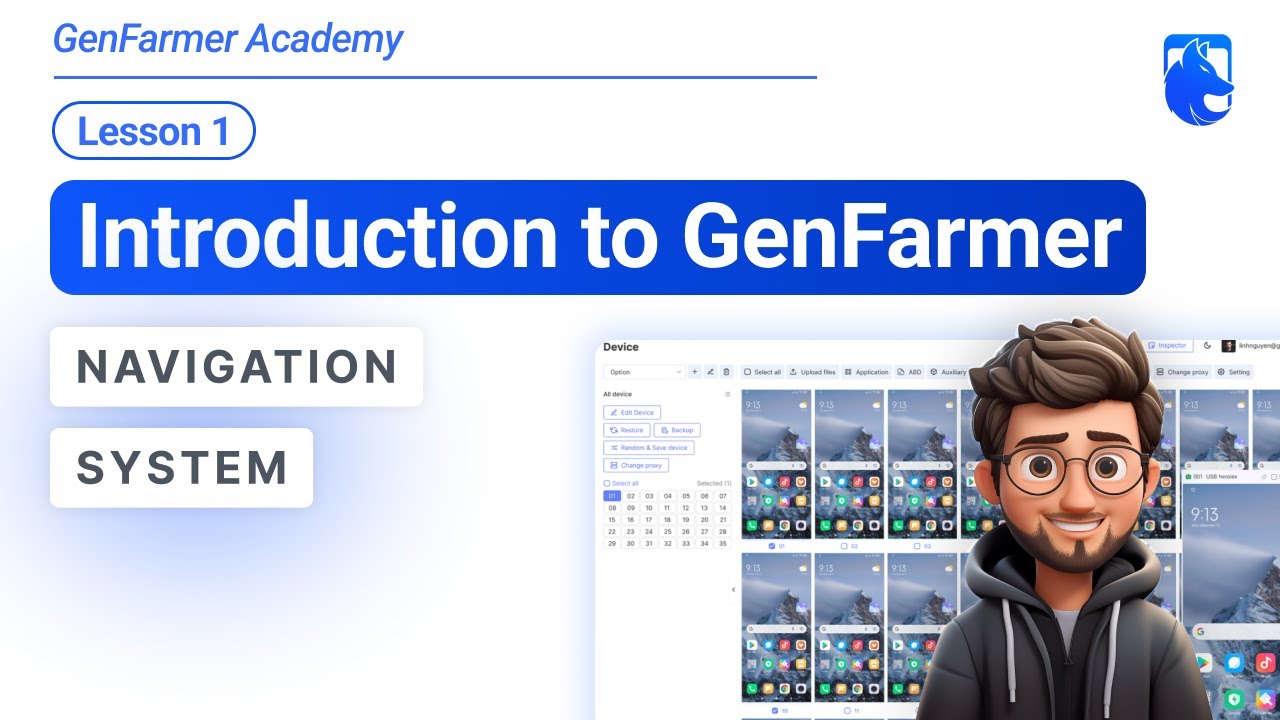 Lesson 01: Introduction to GenFarmer - Automation No-code App | GenFarmer Automation Academy ...